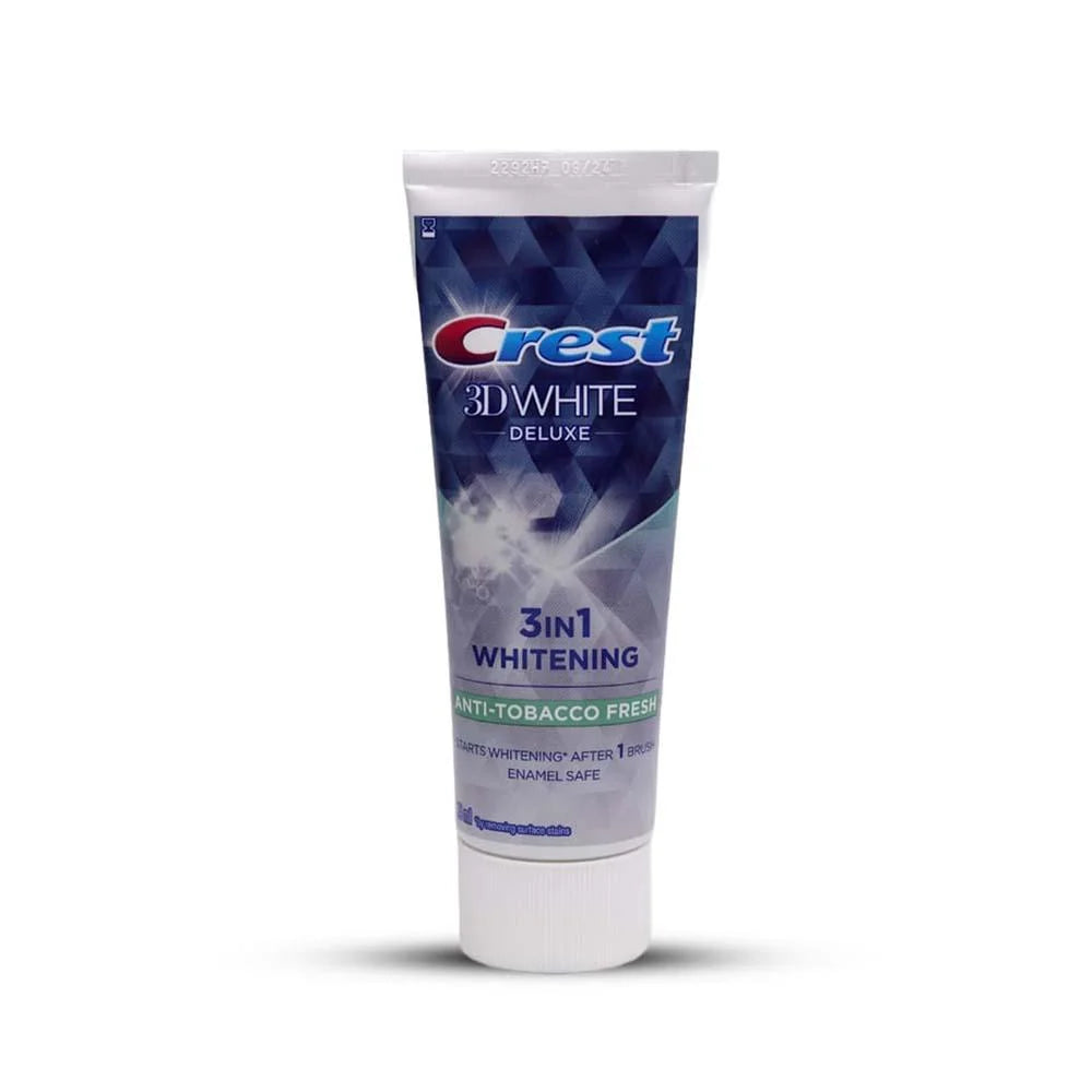 3D White 3in1 Anti-Tobacco Fresh Toothpaste – NeoVitale
